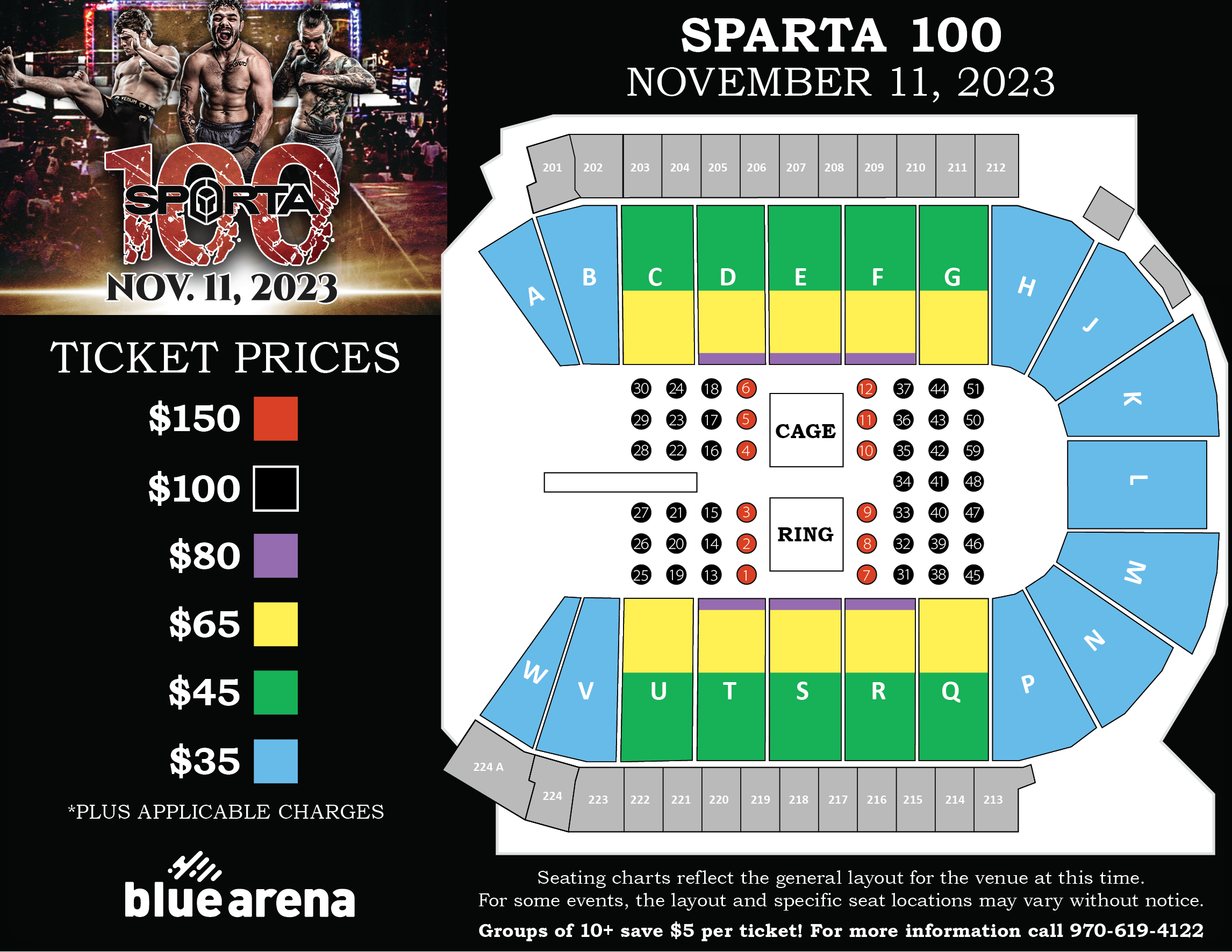 Sparta Combat League - Sparta MMA 100 | The Ranch, Larimer County Fairgrounds & Events Complex