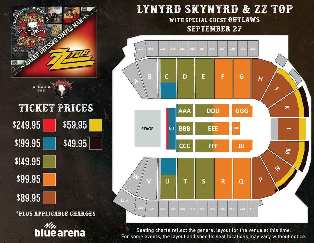 Seating Charts | The Ranch Events Complex, Loveland Colorado