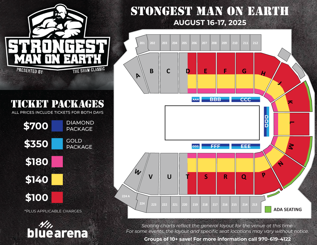 Seating Charts | The Ranch Events Complex, Loveland Colorado